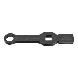 Hazet Schlag-Ringschl&uuml;ssel (Doppel-6kt.) mit 2 Schlagfl&auml;chen 2872SZ-27 Vierkant hohl 20 mm (3/4 Zoll) Au&szlig;en-Doppel-Sechskant Profil 27)