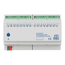 MDT technologies Binäreingang 16-fach 8TE REG, potentialfrei BE-16000.02)