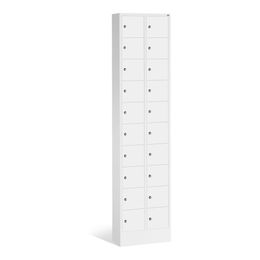 C+P Kleingefachschrank Intro mit 20 Fächern, H1950xB460xT200mm Front Lichtgrau Korpus Lichtgrau ; C + P Möbelsysteme (80700-203|S10014)