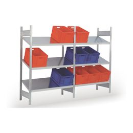 Regalwerk BERT Schr&auml;gbodenregal Grundfeld HxBxT 2000 x 1005 x 60 (B3-82110-60)