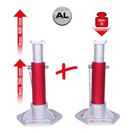 KS Tools Aluminium-Unterstellbock-Set, 2-teilig (160.0315)