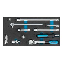 Hazet Antriebswerkzeuge-Satz Feinzahn Außen-Vierkant 10 =3⁄8" 10-teilig 163-486/10 Vierkant massiv 10 mm (3/8") 10-teilig)