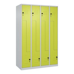 C+P Z-Spind Classic PLUS, 8 F&auml;cher, 1850x1200x500mm, 7035/0024 Verschluss Sicherheits-Drehriegel ; C + P M&ouml;belsysteme (080003-408|S10012)
