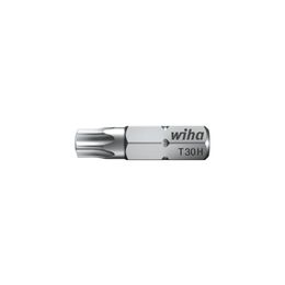 wiha Bit Set Standard 25 mm TORX® Tamper Resistant (mit Bohrung) T10H 2-tlg. 1/4" in Box (38649)