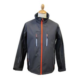 Terratrend Job Softshelljacke dunkelgrau/schwarz Gr&ouml;&szlig;e XL ; Terrax (61270-6310-Gr. -XL)