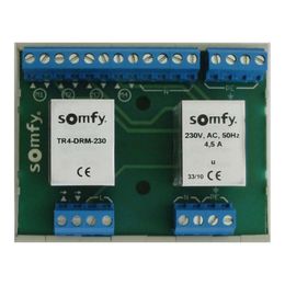 Somfy Trennrelais Hutsch. f.4 Antriebe TR4-DRM-230 (1822292)