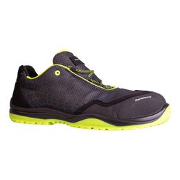 HASE ESD-Sicherheitshalbschuhe Acapulco anthrazit-gelb, Gr&ouml;&szlig;e 42 (91451-00-42)