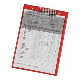 EICHNER Auftragstasche mit Klettverschluss, Kordel und 2 Fächer DIN A4 rot (9015-00715)