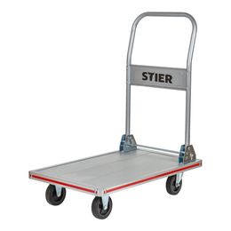 STIER Aluminium-Plattformwagen klappbar LxB 680x415 (904238)
