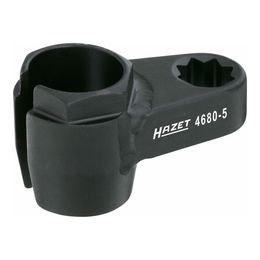 Hazet Lambda-Sonden-Einsatz 4680-5 Doppel-Vierkant hohl 12,5 mm (1/2 Zoll) Au&szlig;en-Sechskant Profil 22)