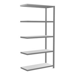 Schulte Anbauregal Steckregal MULTIplus250 2000 x 1000 x 400 mm 5 Fachböden Kreuzstrebe verzinkt ; SCHULTE LAGERTECHNIK (12945)