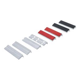 BGS-technic BGS Schraubstock-Schutzbacken-Satz Aluminium 125 mm 8 teilig ; BGS technic (8442-1)