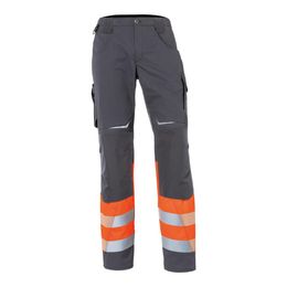 K&Uuml;BLER WORKWEAR K&uuml;bler Hose REFLECTIQ Klasse 1 warnorange/anthrazit Form 2208 Gr&ouml;&szlig;e 56 ; K&uuml;bler Workwear (2208 8340-3797-56)