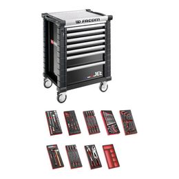 Facom Werkstattwagen JET.7GM3 mit 9 Modulen (SPOTLIGHT.FOAM.GM3)