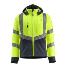 Mascot Blackpool Soft Shell Jacke Größe L, hi-vis gelb/schwarzblau (15502-246-17010-L)