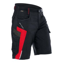 KÜBLER WORKWEAR Kübler Shorts BODYFORCE schwarz/mittelrot Form 2425 Größe 42 ; Kübler Workwear (2425 5302-9955-42)