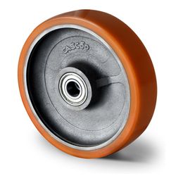 CASCOO Rad ø 125 mm Serie I2U5 Doppelkugellager (125I2U5D0N)