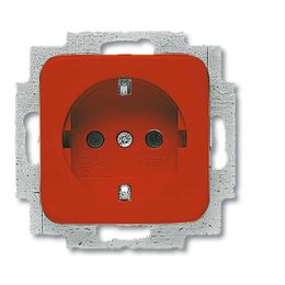 BUSCH-JAEGER SCHUKO Steckdosen-Einsatz rot 20 EUC-217-101 (2CKA002011A6253)