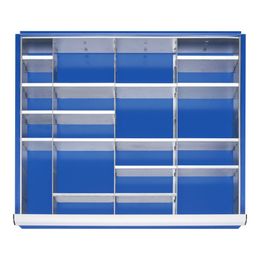 Rau Schubladen-Einteilungs-Set Schublade-XL H 60-90mm 3 Trenn + 16 Steckwände (09-200-53)
