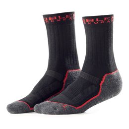 K&Uuml;BLER WORKWEAR K&uuml;bler Funktionssocken, Doppelpack schwarz/anthrazit 44-47 ; K&uuml;bler Workwear (8015 9316-9997-44-47)