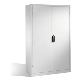 C+P Schwerlast-Werkzeugschrank mit Dreht&uuml;ren, innen 4 B&ouml;den, H1950xB1200xT500mm Front Lichtgrau Korpus Lichtgrau ; C + P M&ouml;belsysteme (8931-052|S10279)