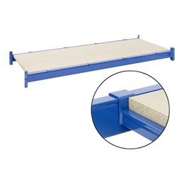 Bito Spanplattenb&ouml;den mit Unterz&uuml;gen B 2200 mm x T 1100 mm, enzianblau (29355)