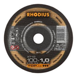 Rhodius TOPline XT10 Extradünne Trennscheibe 100 x 1,0 x 15,00 mm (208775)