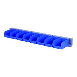 STIER Behälterträger inklusive Sichtlagerkästen Breite 942 mm 6 Sachtlagerkästen Größe 3 (904006)