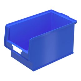 Bito Sichtlagerkasten PK Set inklusive Etikett / PK401 L350xB210xH200 mm, blau (1427)