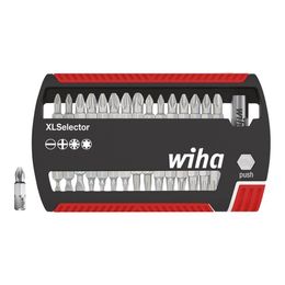 wiha Bit Set XLSelector Sicherheitsbits Standard 25 mm gemischt 31-tlg. 1/4", Tri-Wing/Spanner/Innensechskant mit Bohrung/Torq-Set/Torx mit Loch/Innen (29417)
