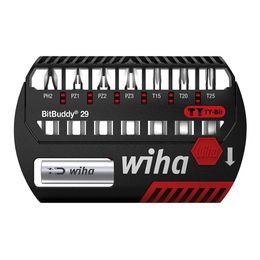 wiha Bit Set BitBuddy 8-tlg. I TY-Bit 29 mm 1/4" C6,3 I PH,PZ,TORX I Zubehör für Schraubanwendungen I Impact- und Schlagschraubergeeignet (42137))