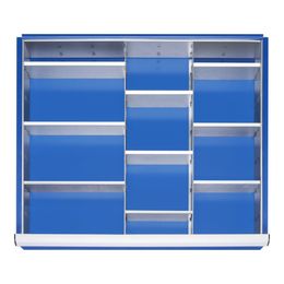 Rau Schubladen-Einteilungs-Set Schublade-XL H 120-150mm 2 Trenn + 9 Steckwände (09-200-51)