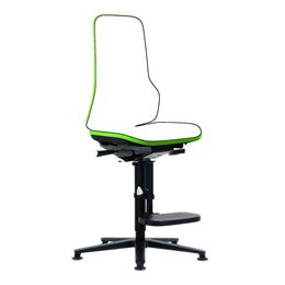bimos Arbeitsstuhl Neon Basisst. Gleiter Aufstiegh. Flexband grün Sitzh. 590-870 ohne Polster (9571-9999-3280)