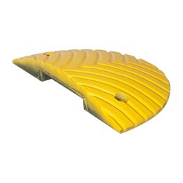 Moravia Fahrbahnschwelle TOPSTOP-20-RE gelb Abschlusselement mit Nut 400 x 200 x 50 mm(L x B x H) (281.15.466)