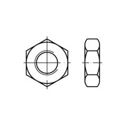 Sechskantmutter DIN 936 M 22 x 2,5 Edelstahl A4 blank ; Industrial Quality Supplies (009369400220000)