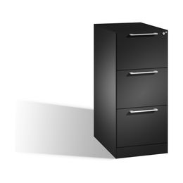 C+P Hängeregistraturschrank Asisto für Hängehefter DIN A4, 3 Schubladen, einbahnig Schwarzgrau ; C + P Möbelsysteme (146245-311|S10010)