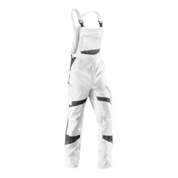 KÜBLER WORKWEAR Kübler Latzhose ACTIVIQ PSA 2 weiß/anthrazit Form 3250 Größe 24 ; Kübler Workwear (3250 5365-1097-24)