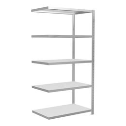 Schulte Anbauregal Steckregal MULTIplus330 2000 x 1000 x 600 mm 5 Fachb&ouml;den Kreuzstrebe RAL 7035 lichtgrau ; SCHULTE LAGERTECHNIK (33865)