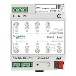 Schneider Electric KNX DALI-Gateway Basic REG-K/2/16/64 2Kanal MTN6725-0004)