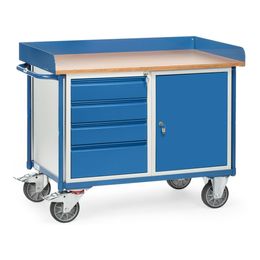 Fetra Werkstattwagen 2438 - Tragkraft 400kg TPE-Reifen)