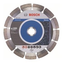 Bosch Diamanttrennscheibe Standard for Stone, 180 x 22,23 x 2 x 10 mm (2608602600)