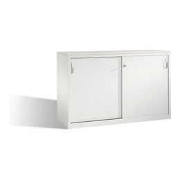 C+P Akten-Sideboard Acurado mit Schiebet&uuml;ren, 2 x 2 Ordnerh&ouml;hen, H1000xB1600xT500mm Front Lichtgrau Korpus Lichtgrau ; C + P M&ouml;belsysteme (2156-00|S10038)