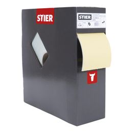 STIER Schleifpapier auf Schaumunterlage P240 115 x 92mm 25m (907074)