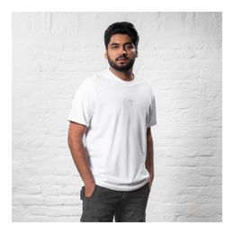 STIER T-Shirt embro essential organic cotton S white (906965)