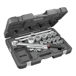 Facom Steckschl&uuml;ssel 3/4Z 12-Kant Set 18-tl (KL.501)