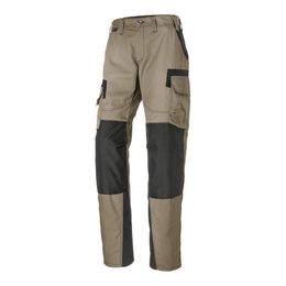 KÜBLER WORKWEAR Kübler Damenhose INNOVATIQ PSA 2 sandbraun/schwarz Form 2530 Größe 34 ; Kübler Workwear (2530 5370-2599-34)