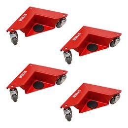STIER Eckenroller-Set Tragkraft 150 kg mit Gummi-Rollen (904590)