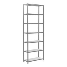Schulte Grundregal Steckregal MULTIplus330 3000 x 1000 x 400 mm 7 Fachb&ouml;den Kreuzstrebe verzinkt ; SCHULTE LAGERTECHNIK (13942)