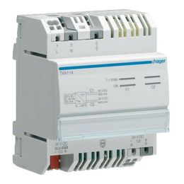 Hager Spannungsversorgung 1Ausg.Dr320mA +24VDC TXA114)