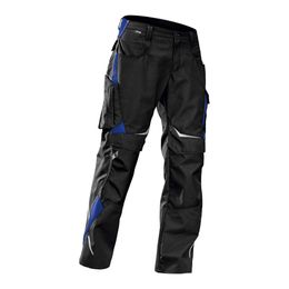 KÜBLER WORKWEAR Kübler Pulsschlag Hose 2324 schwarz/kornblumenblau Größe 40 ; Kübler Workwear (23245353-9946-40)